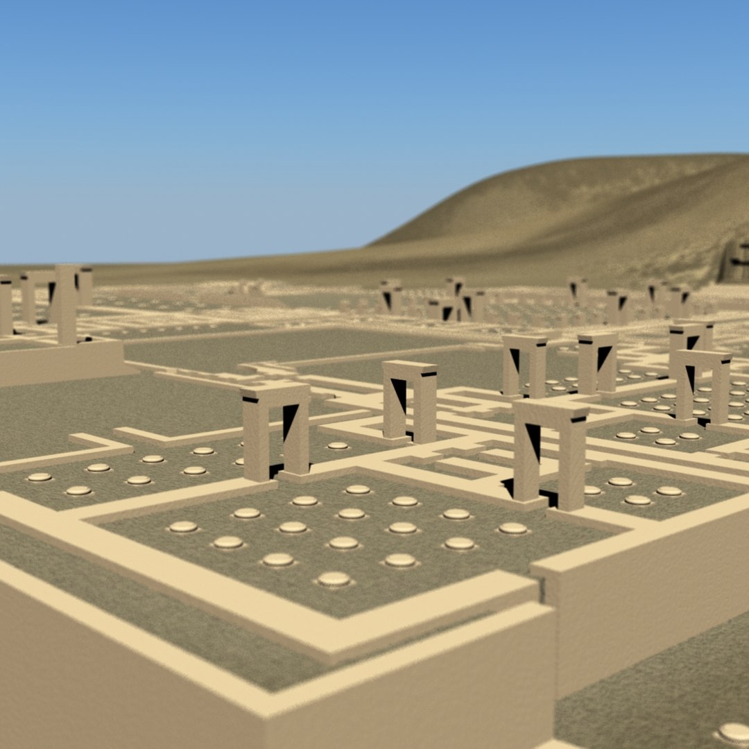 3d Persepolis Persian City Model