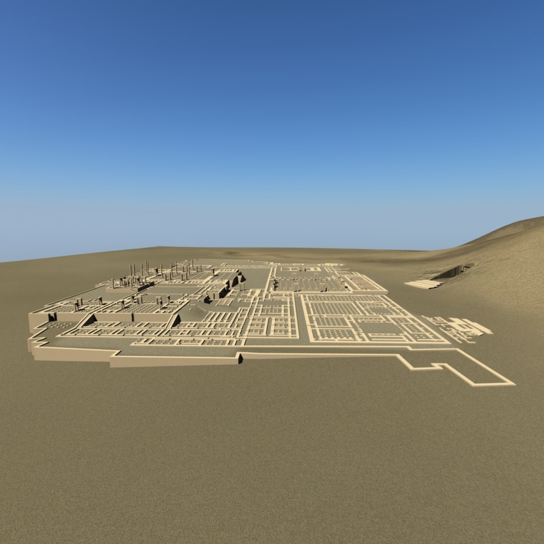 3d Persepolis Persian City Model