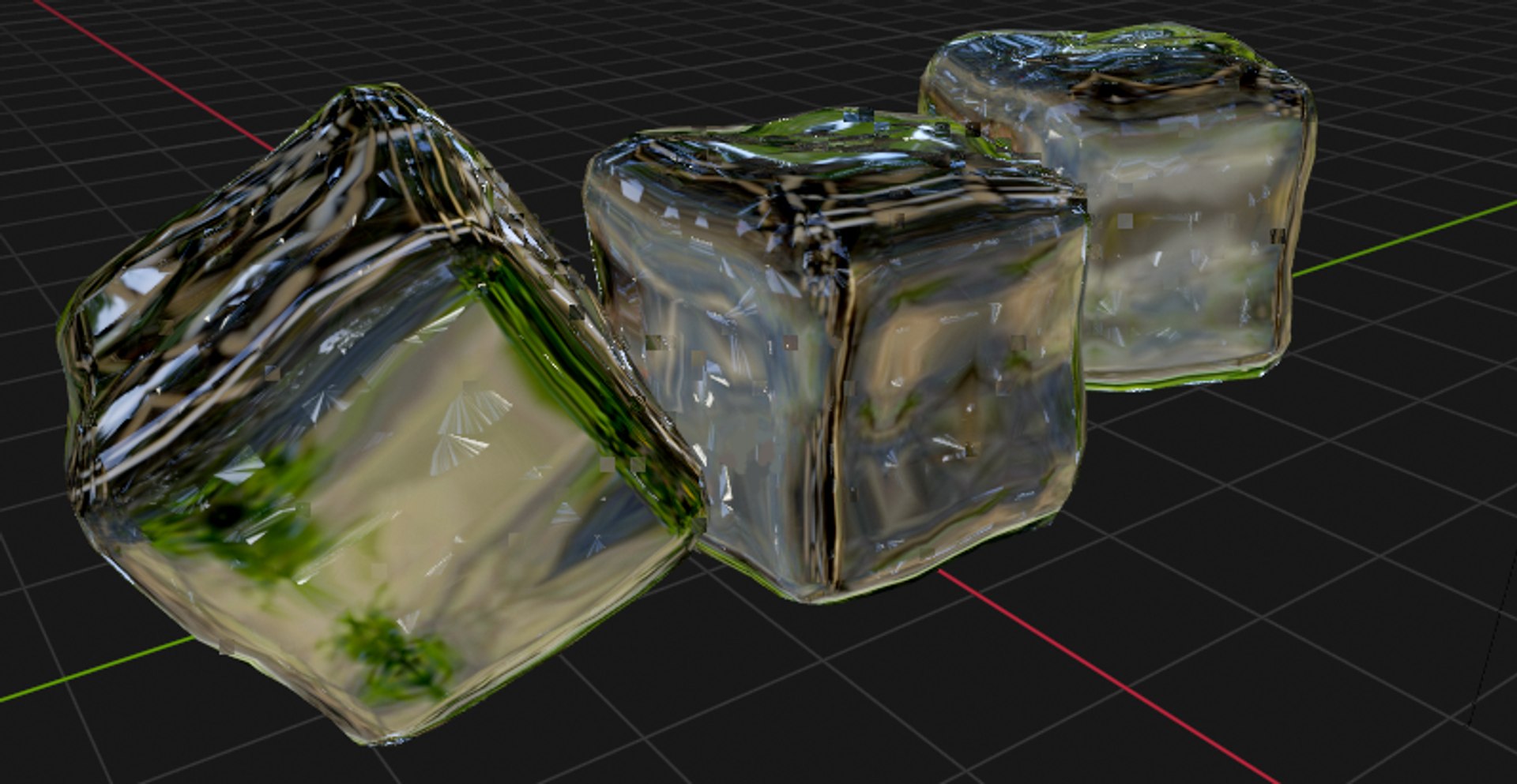 Ice Cubes 3D Model - TurboSquid 1855267