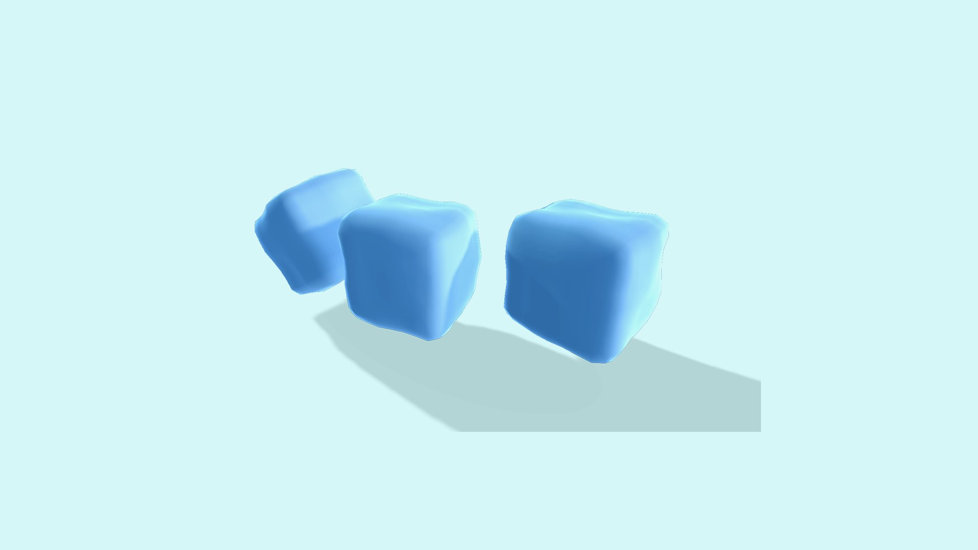 Ice Cubes 3D Model - TurboSquid 1855267