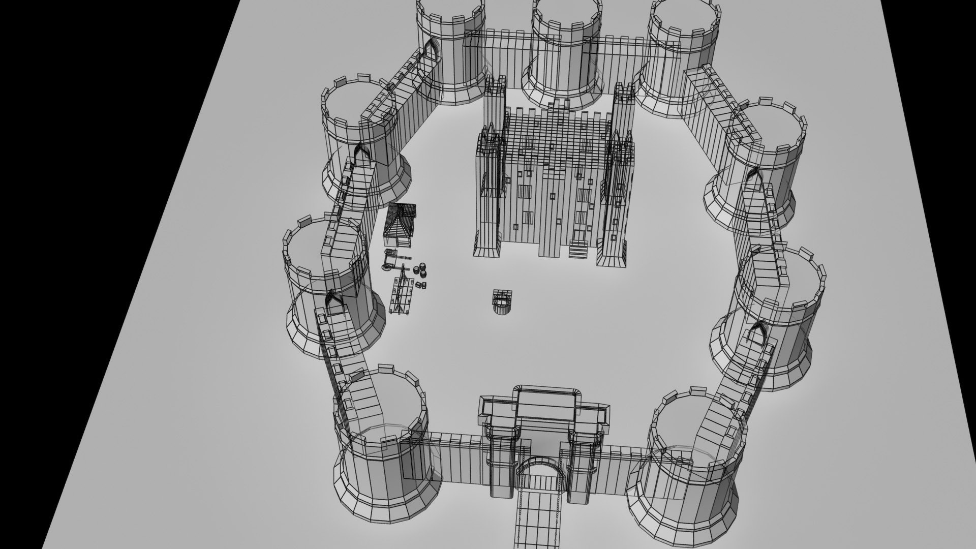 Fort 3D Model - TurboSquid 1323270