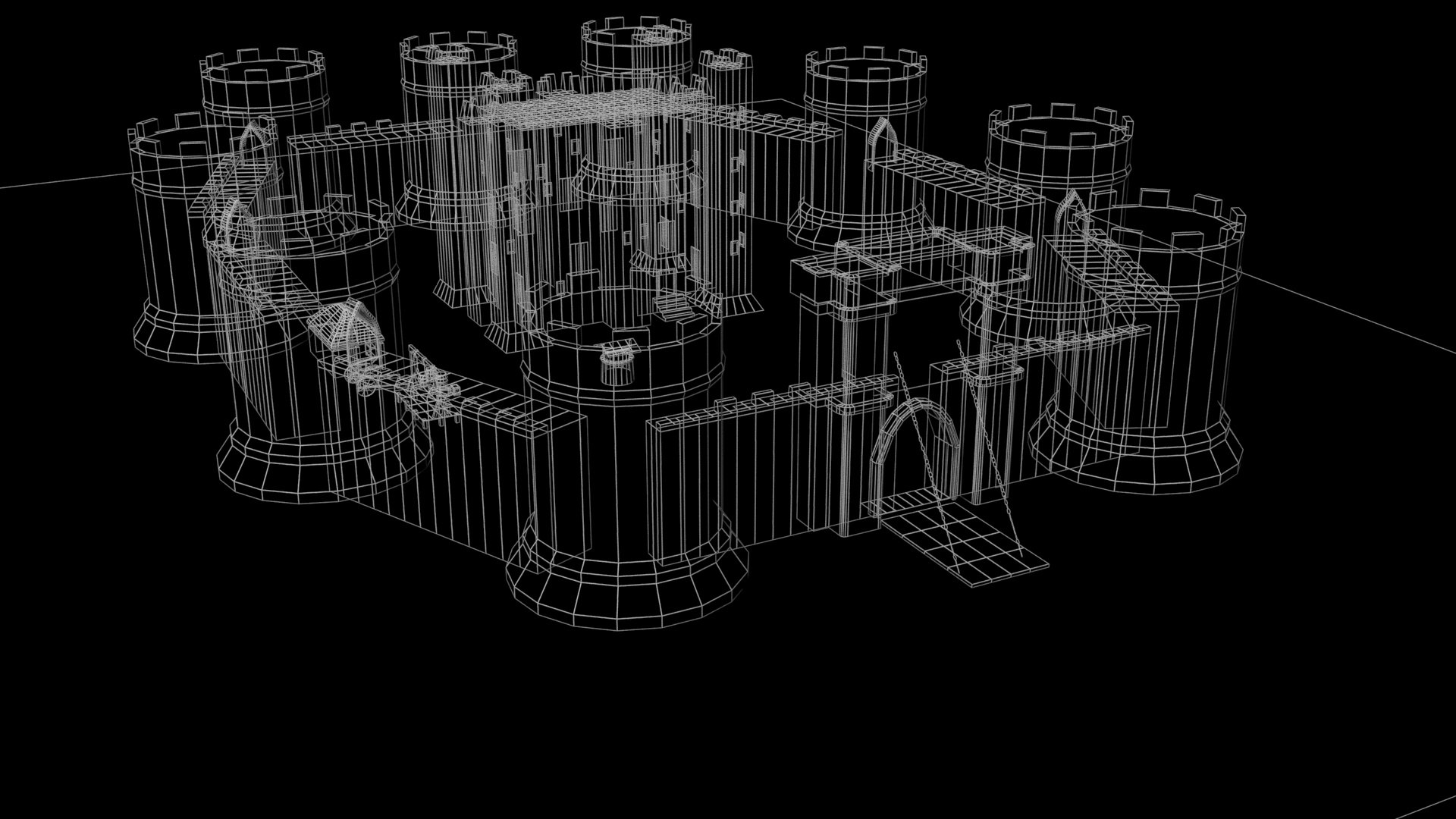 Fort 3D Model - TurboSquid 1323270