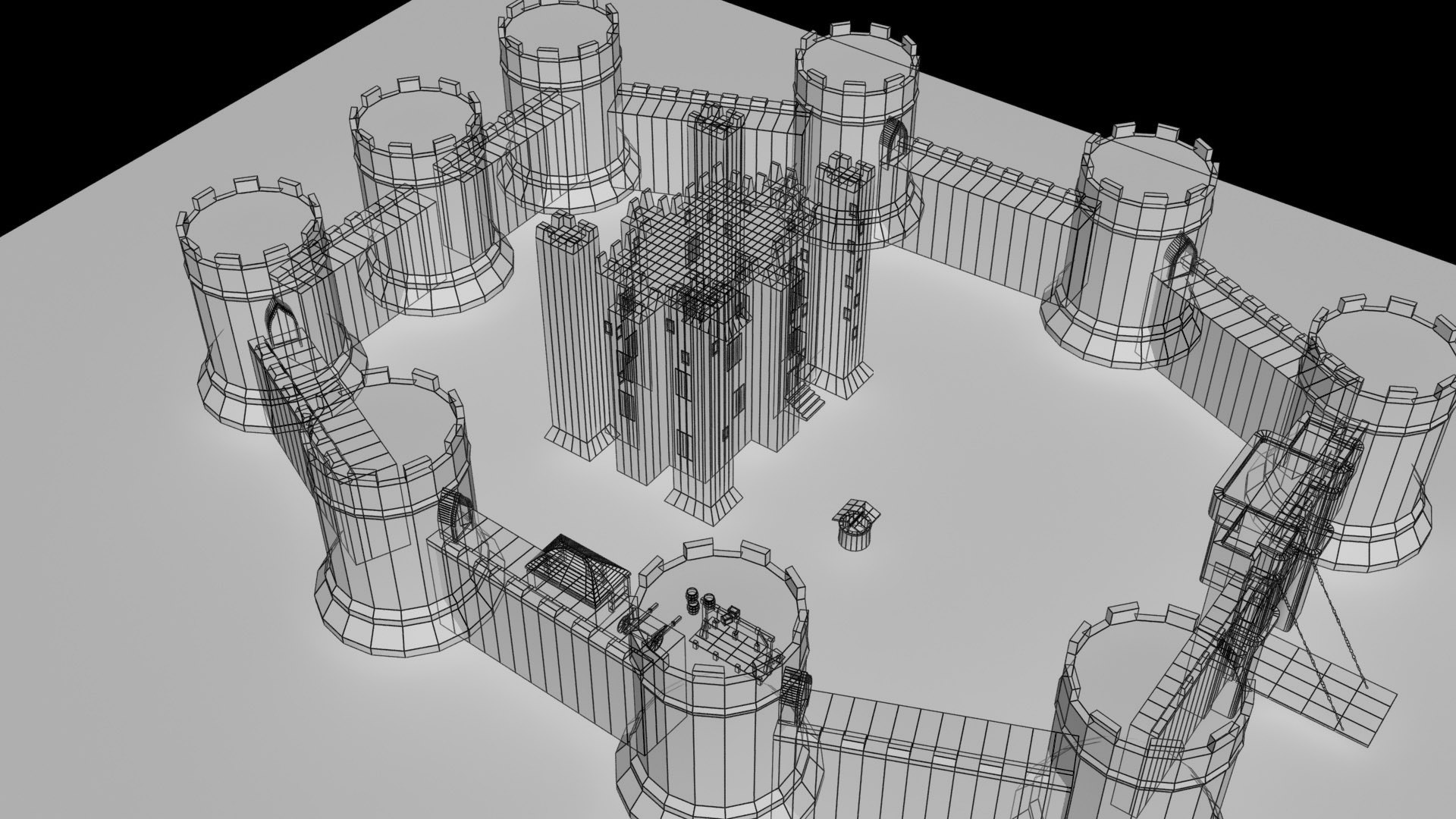 Fort 3D Model - TurboSquid 1323270