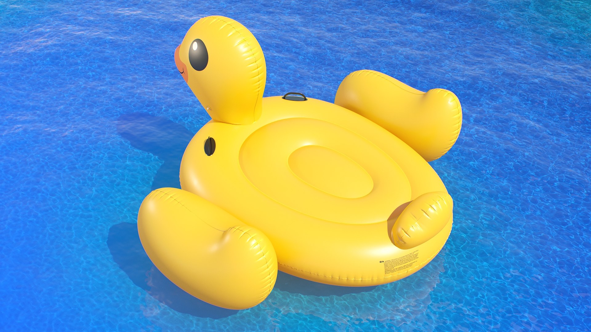 3D Intex Mega Yellow Duck Island - TurboSquid 1778099