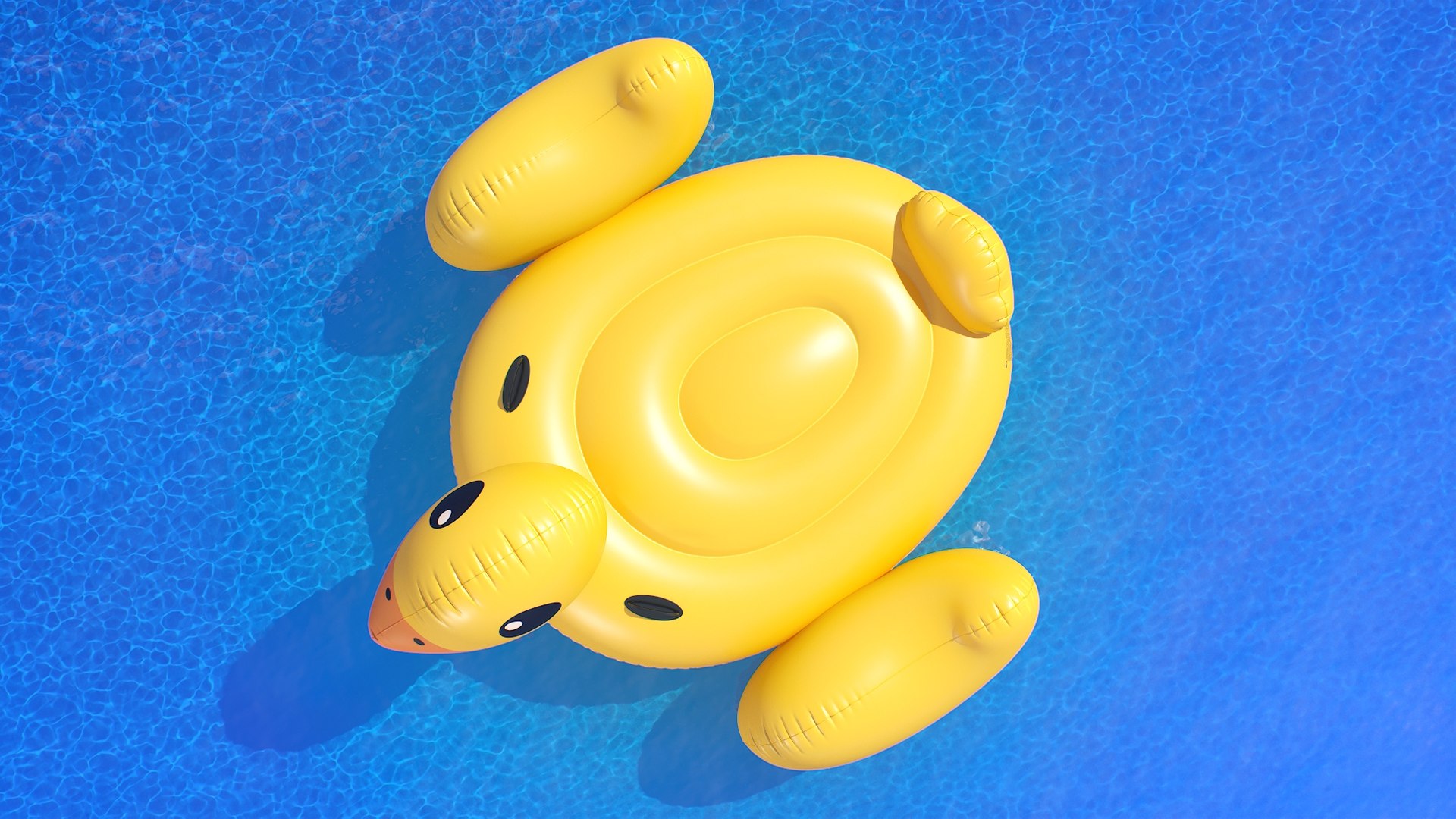 3D Intex Mega Yellow Duck Island - TurboSquid 1778099
