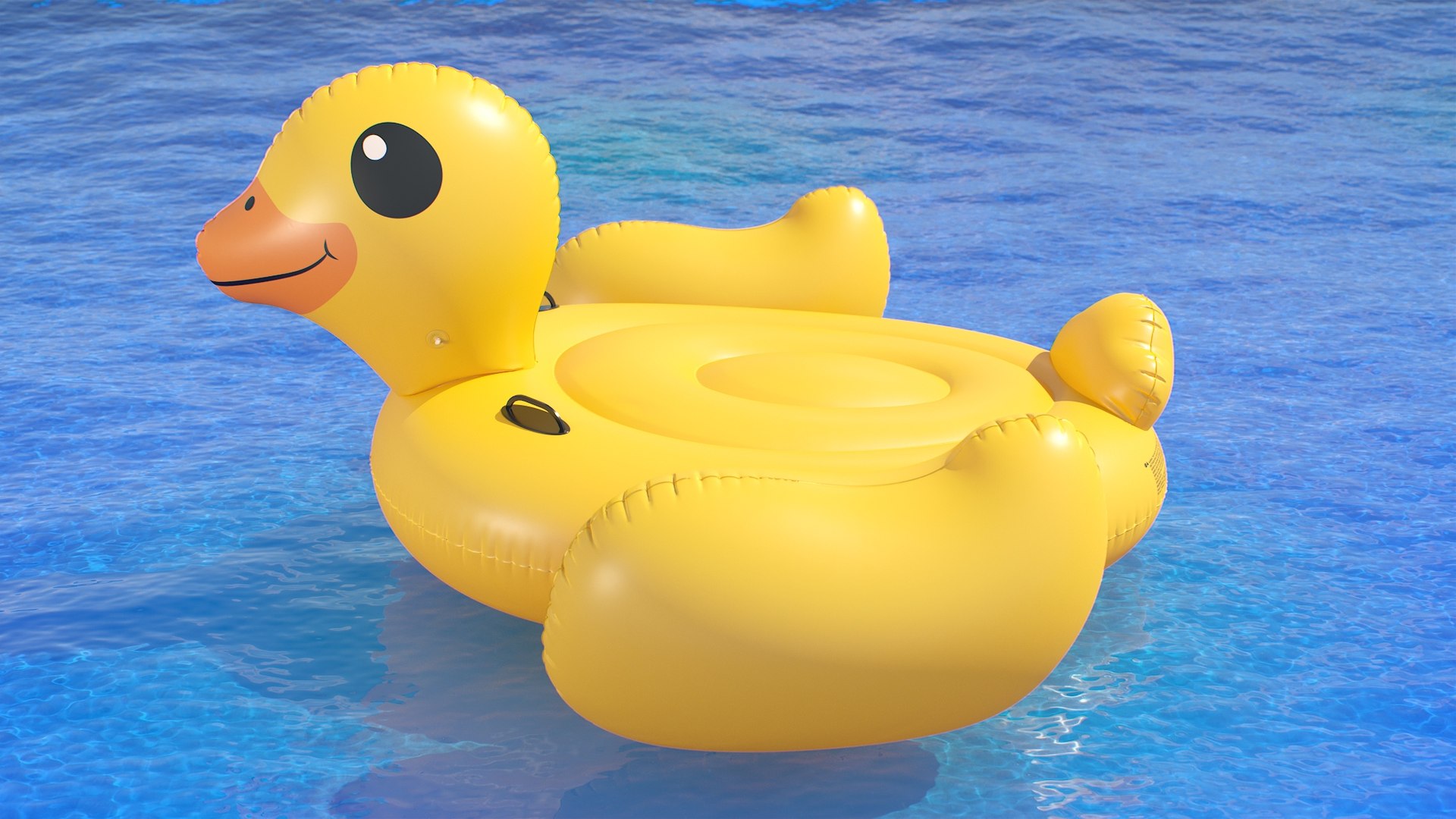 3D Intex Mega Yellow Duck Island - TurboSquid 1778099