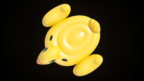 3D Intex mega yellow duck island - TurboSquid 1778099