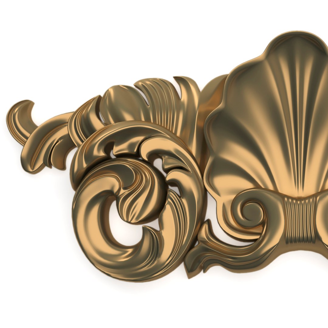 Decor molding onlay model - TurboSquid 1612079