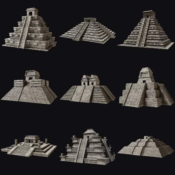 3D Aztec Models | TurboSquid