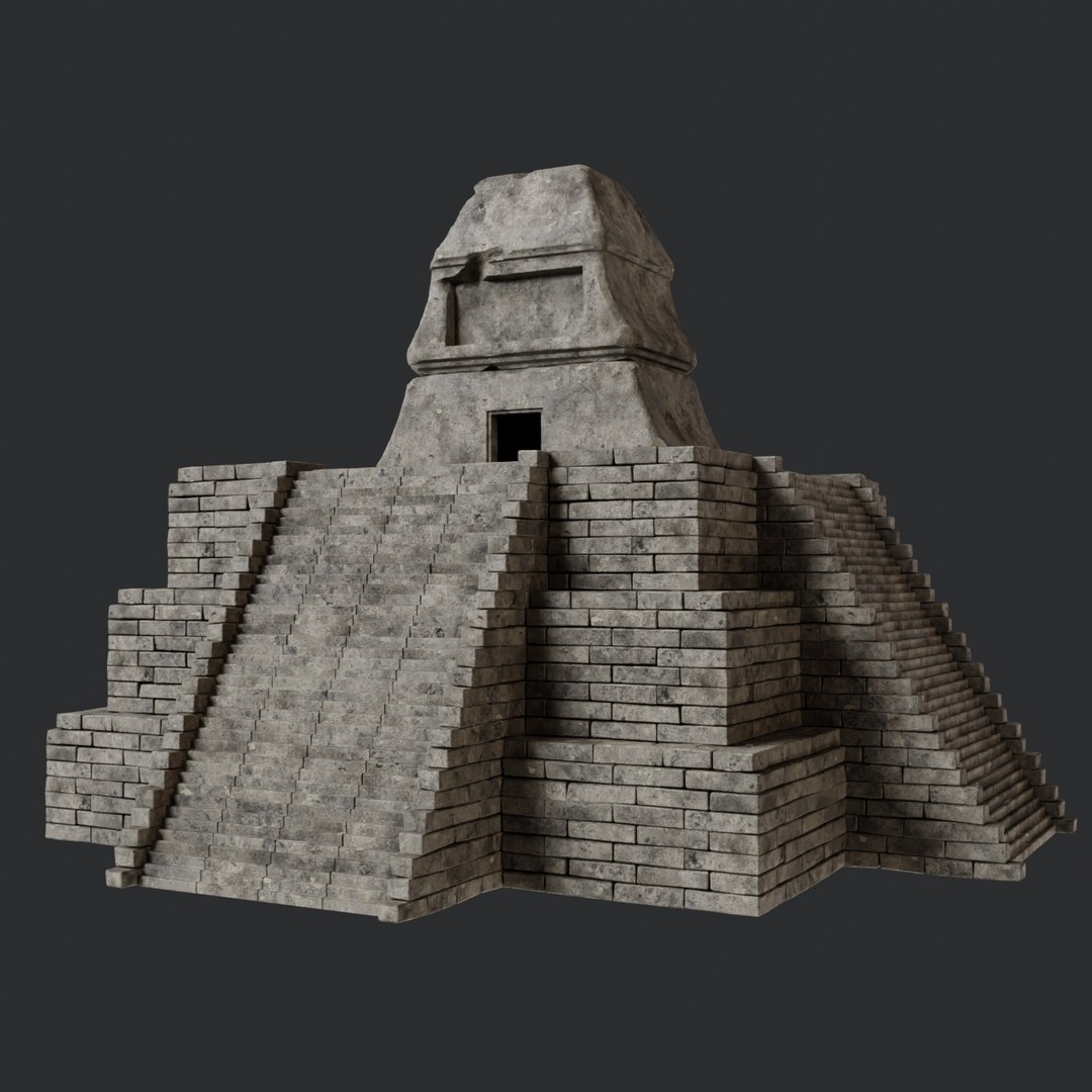 PYRAMID TEMPLE AZTEC MAYAN INCA PLATFORM STAIRS COLLECTION 3D model - TurboSquid 2061540