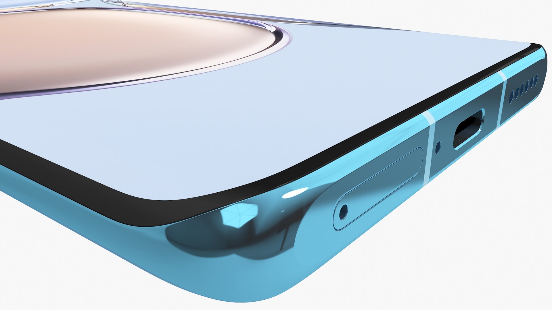 Huawei P50 Pro Blue 3D Model - TurboSquid 1845421