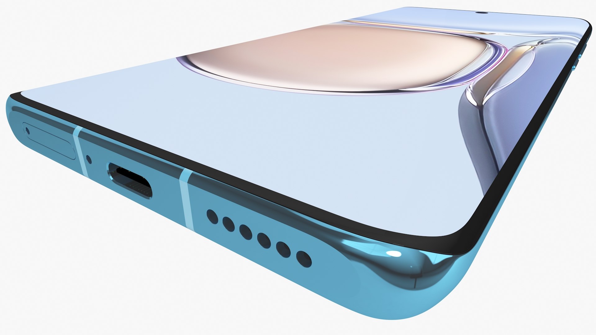 Huawei P50 Pro Blue 3D Model - TurboSquid 1845421