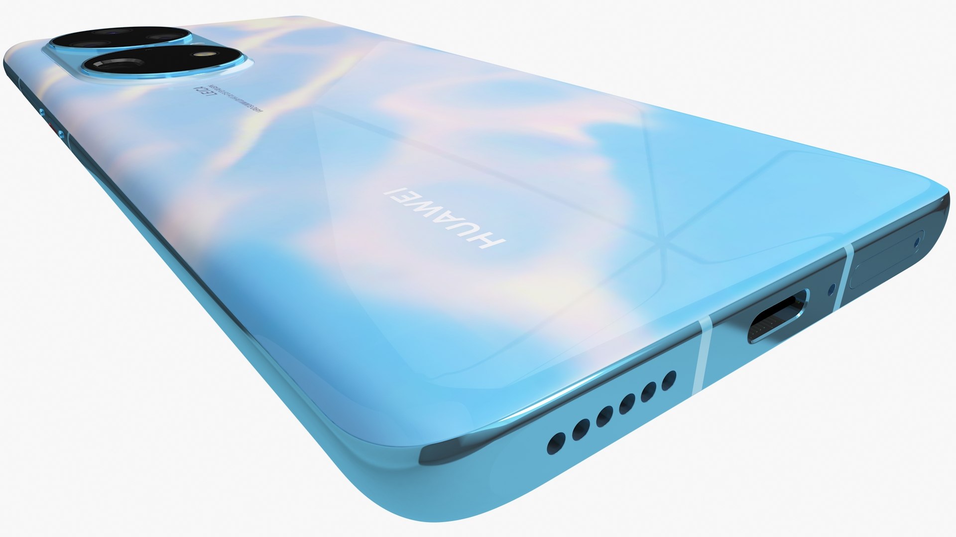 Huawei P50 Pro Blue 3D Model - TurboSquid 1845421