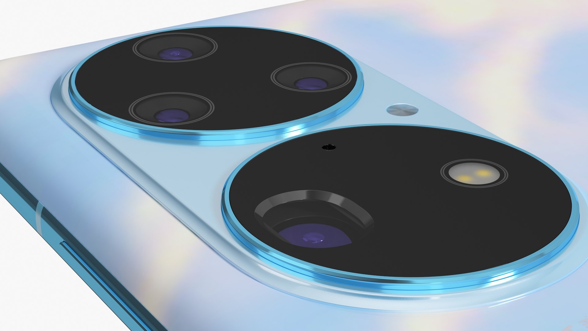 Huawei P50 Pro Blue 3D Model - TurboSquid 1845421