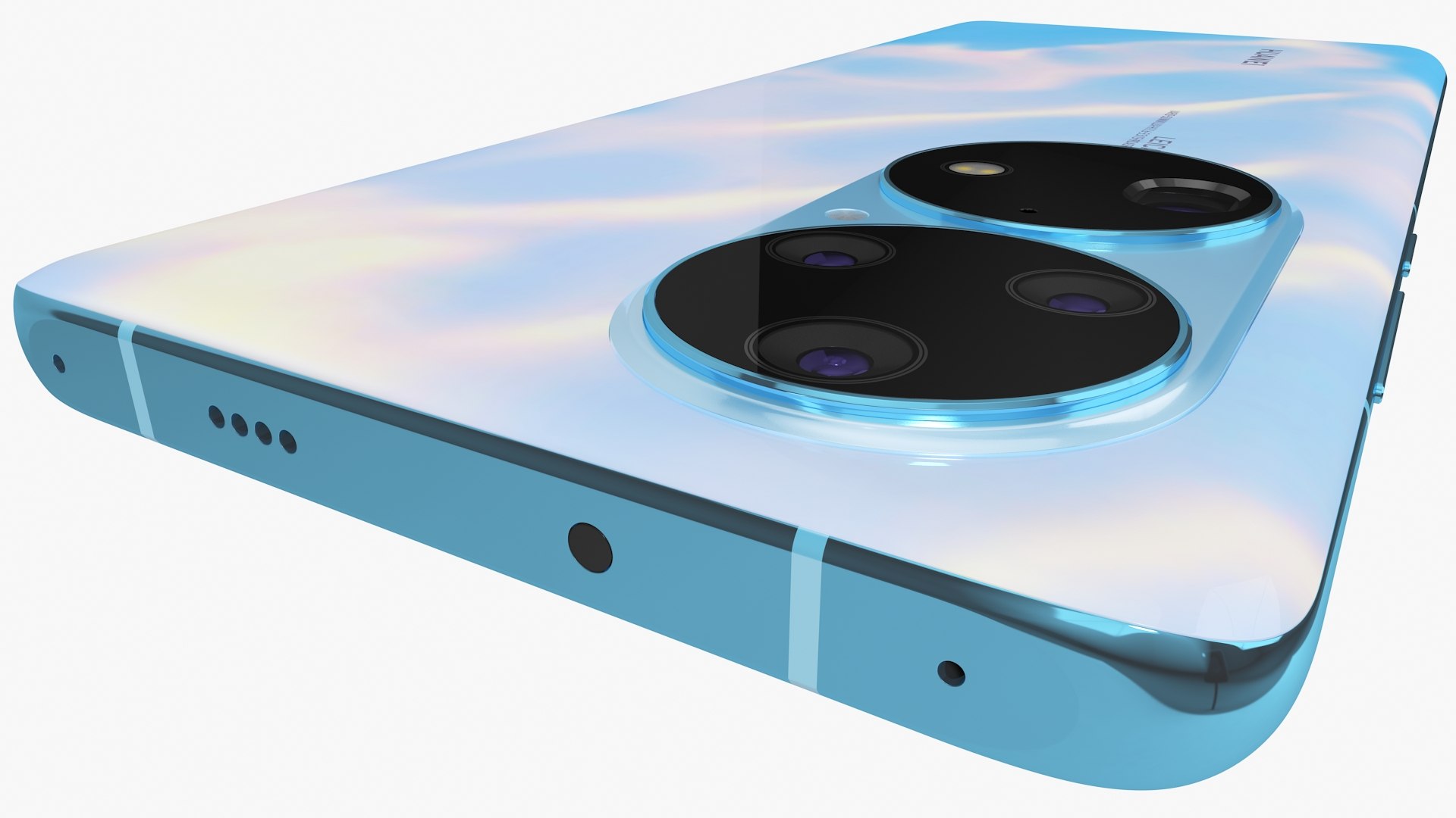 Huawei P50 Pro Blue 3D Model - TurboSquid 1845421