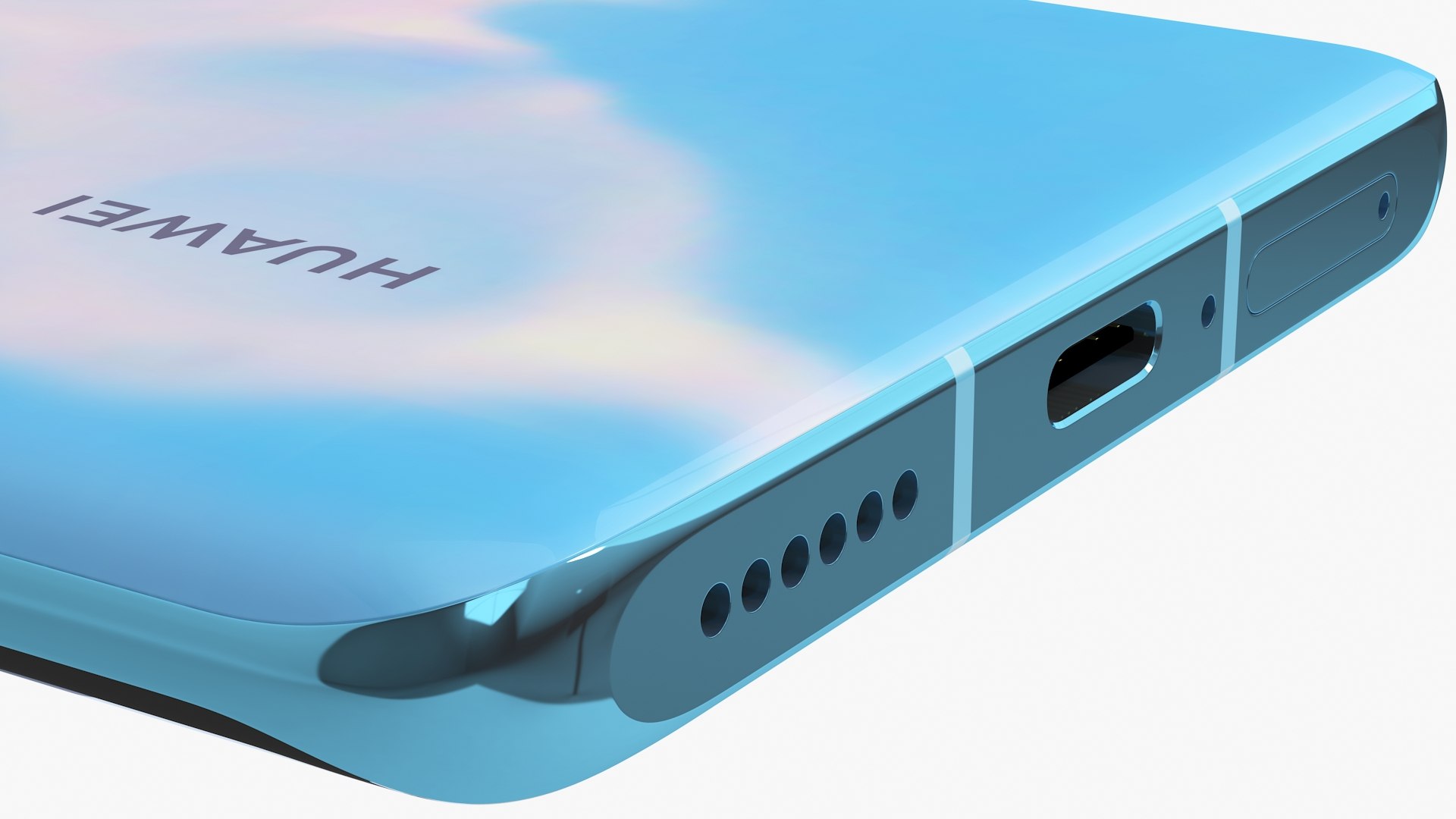 Huawei P50 Pro Blue 3D Model - TurboSquid 1845421