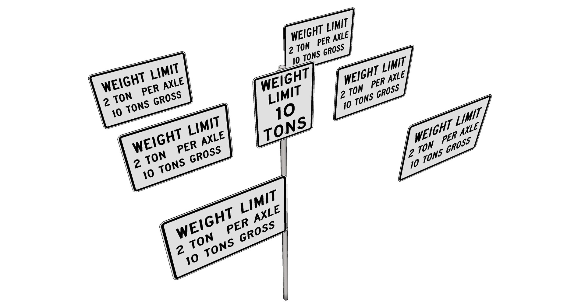 Road Sign - R12 3D Model - TurboSquid 1383192