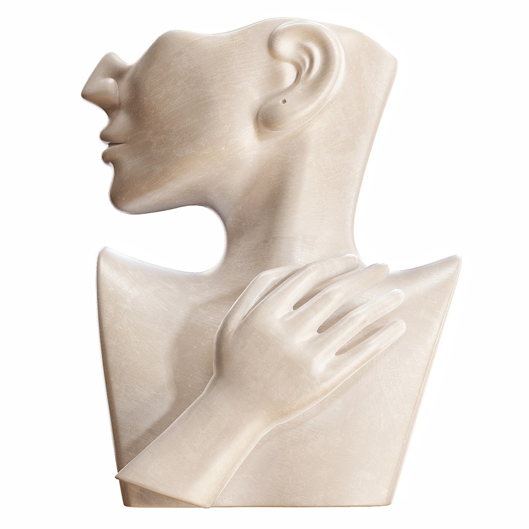 Human Face Art Vase 2 3D Model - TurboSquid 1819790
