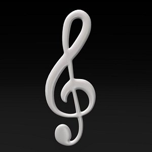 Treble Clef Blender Models for Download | TurboSquid