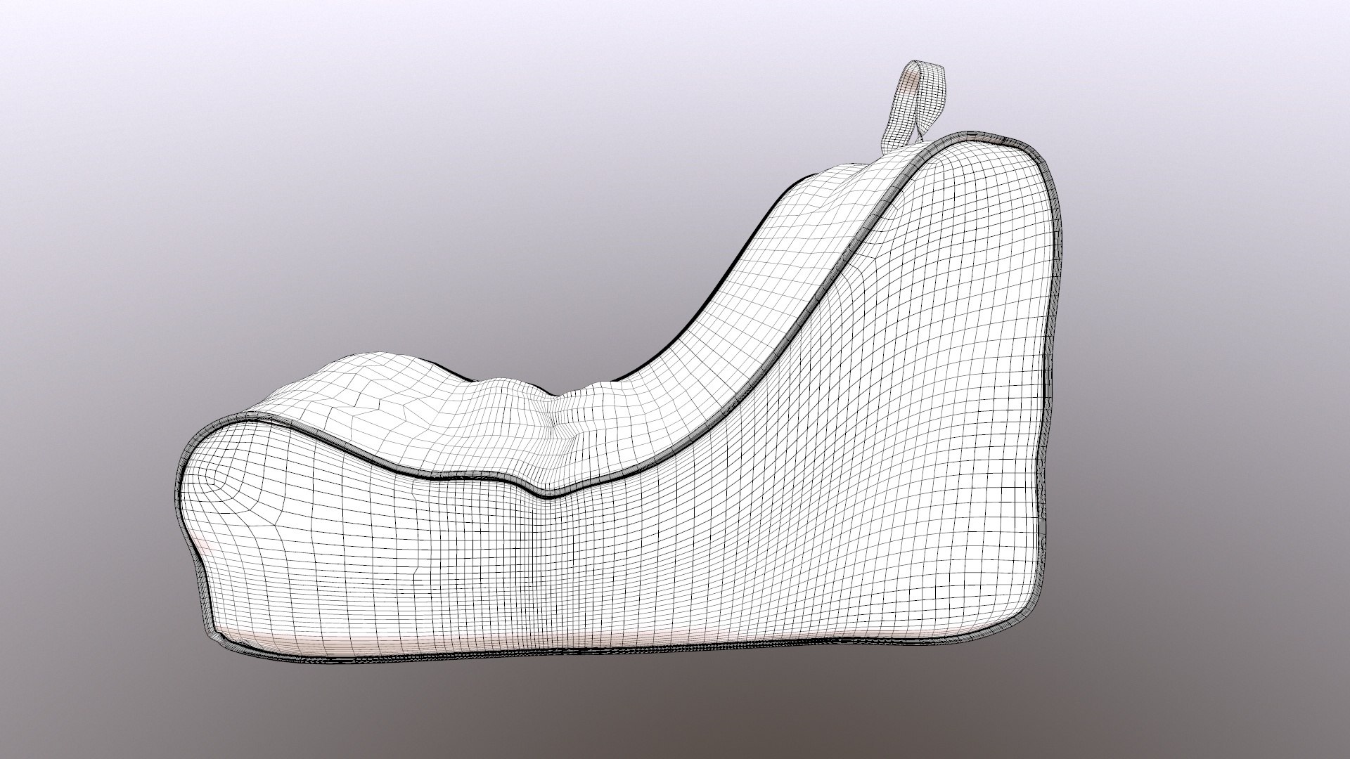 3D Bean Chair Model - TurboSquid 2179533