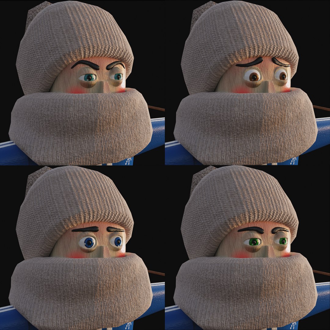 3D Skier Model - TurboSquid 2349797