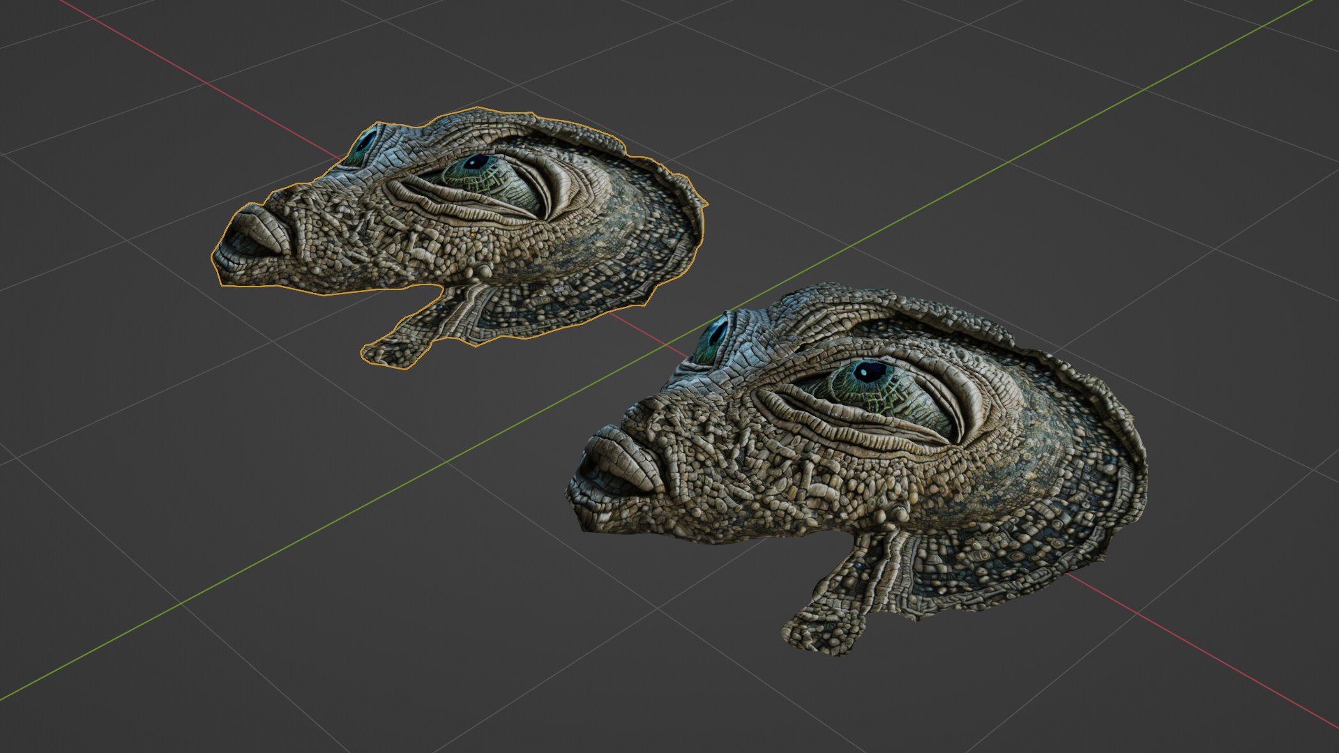 3D Alien Sea Space God Mosaic With Materials And Textures - TurboSquid ...