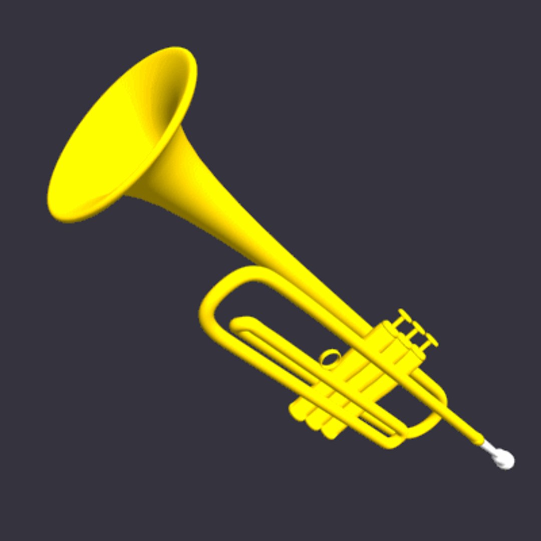 3ds max trumpet