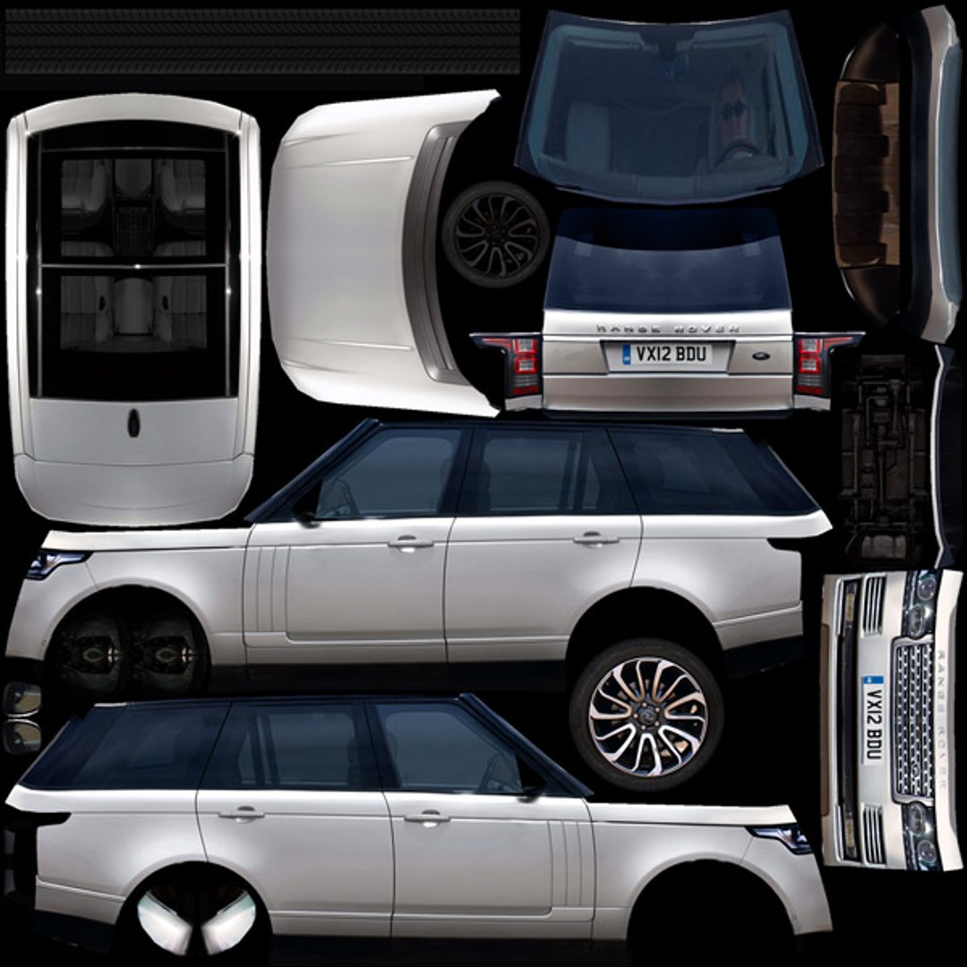 3d 3ds 2012 Land Rover Range