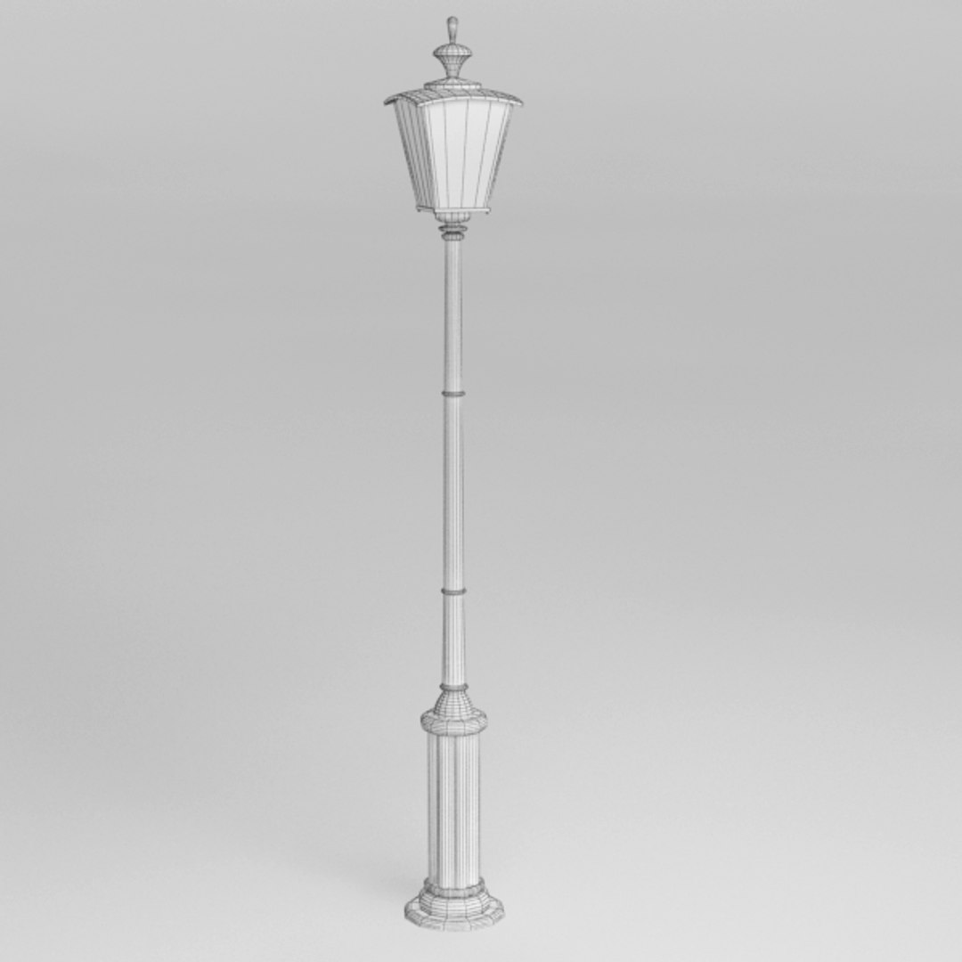 3d max street lamp