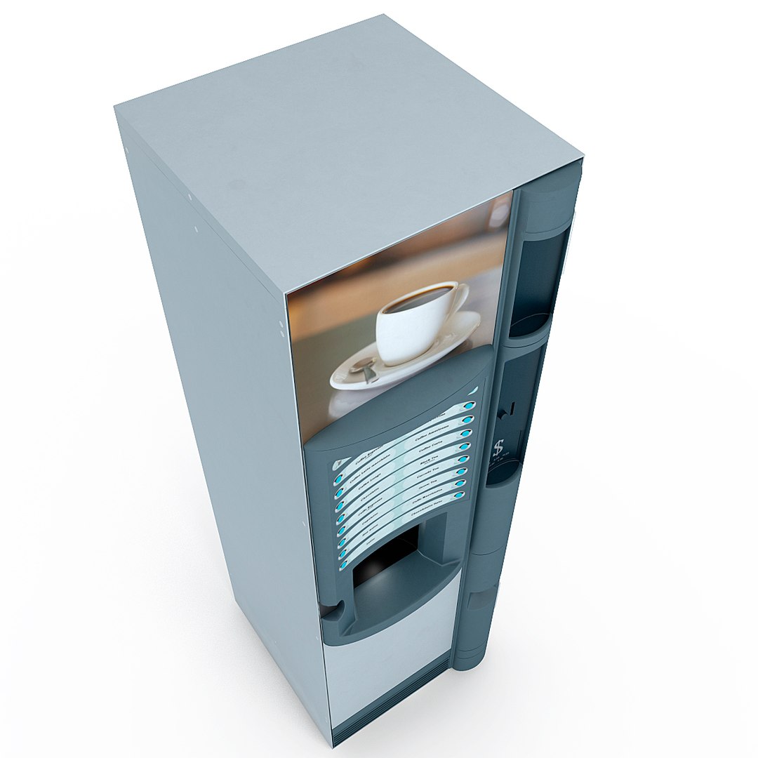 3ds max coffee vending machine v1
