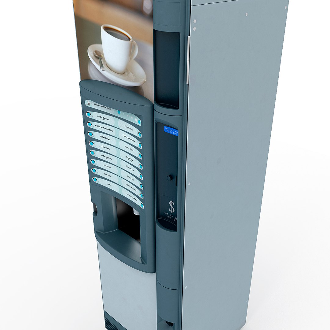 3ds max coffee vending machine v1