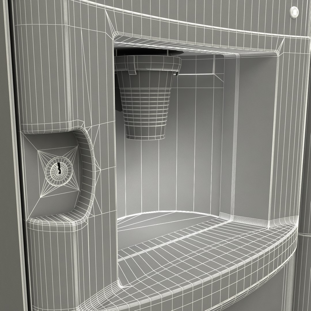 3ds max coffee vending machine v1