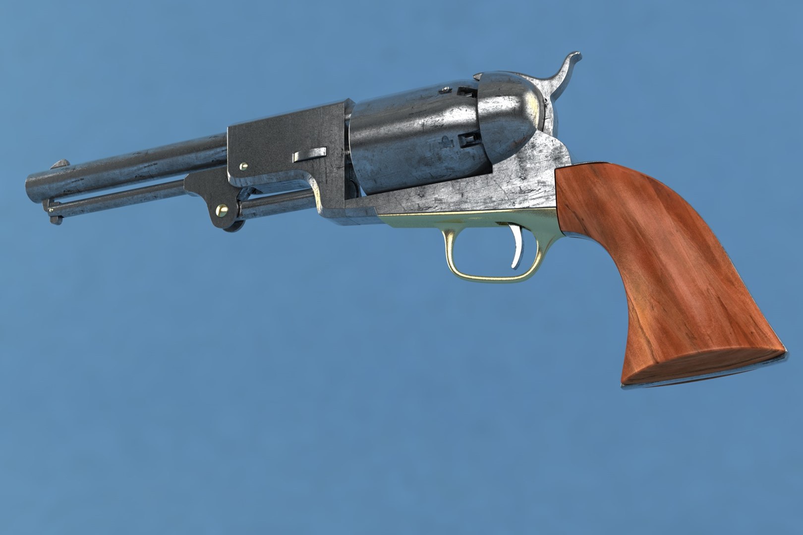 3D Model Colt Dragoon - TurboSquid 1350133