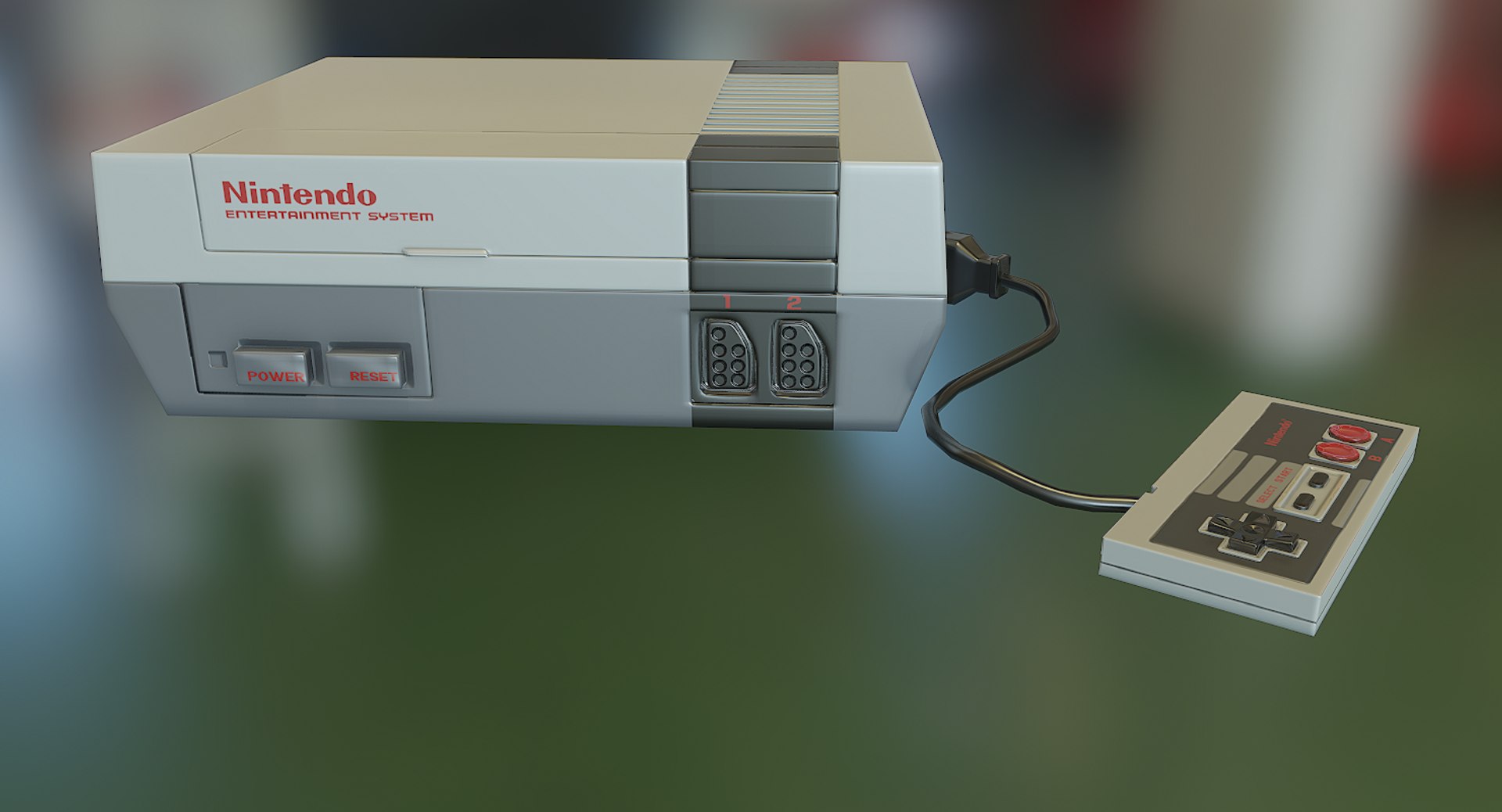 3D Model Nintendo Nes Entertainment - TurboSquid 1336655