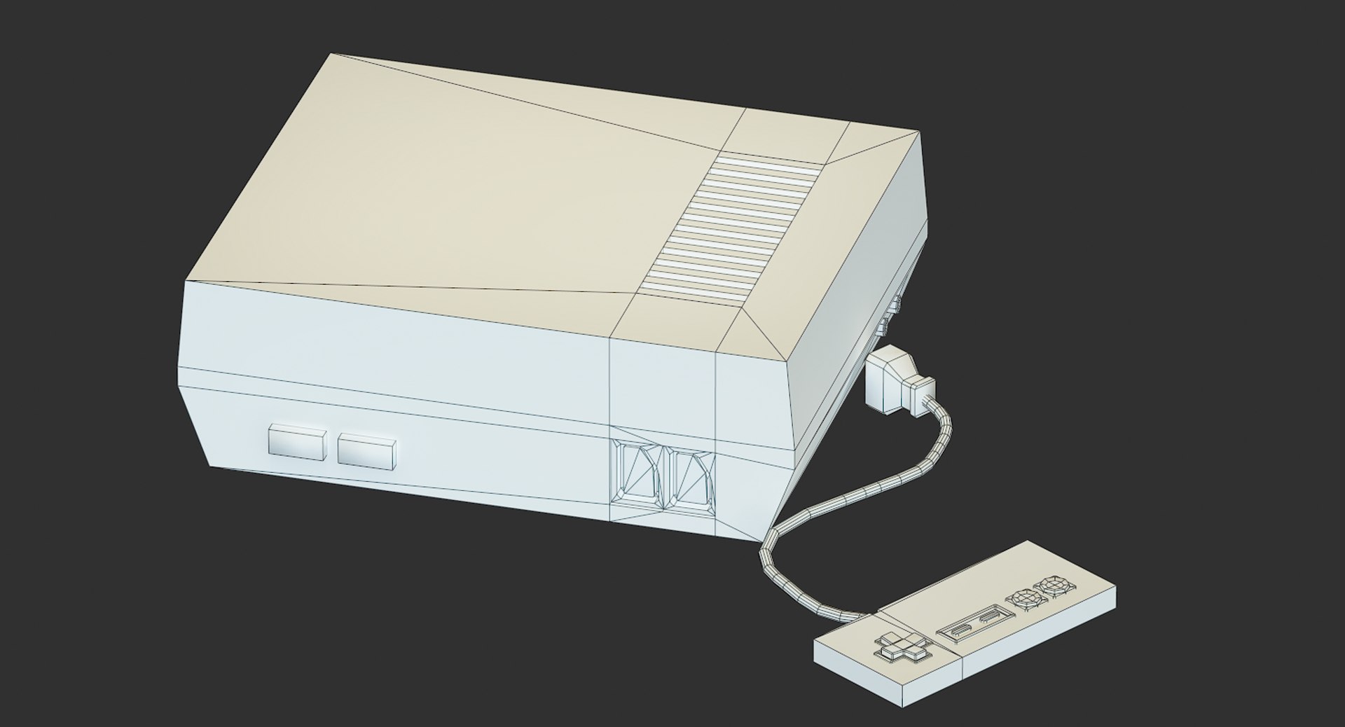 3D Model Nintendo Nes Entertainment - TurboSquid 1336655