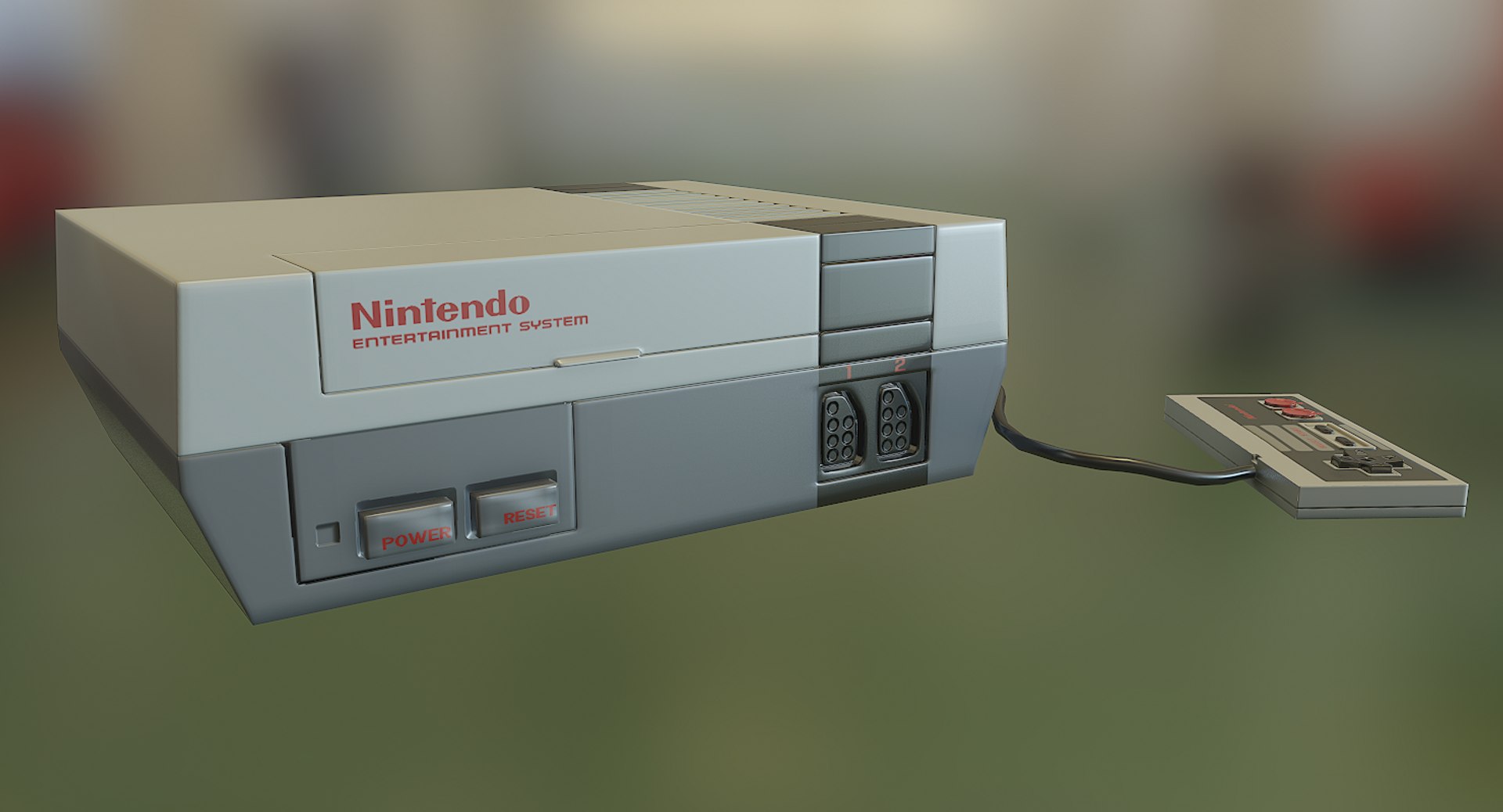 3D Model Nintendo Nes Entertainment - TurboSquid 1336655