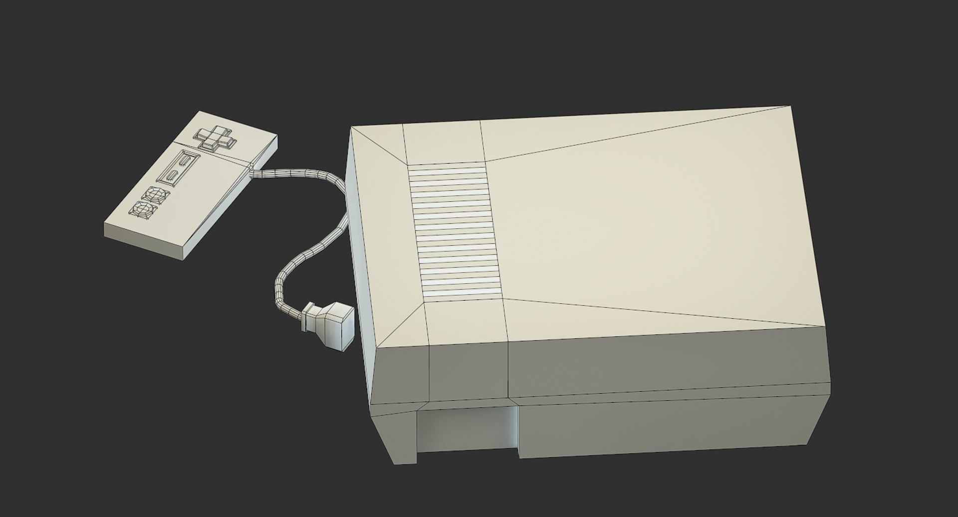 3D Model Nintendo Nes Entertainment - TurboSquid 1336655