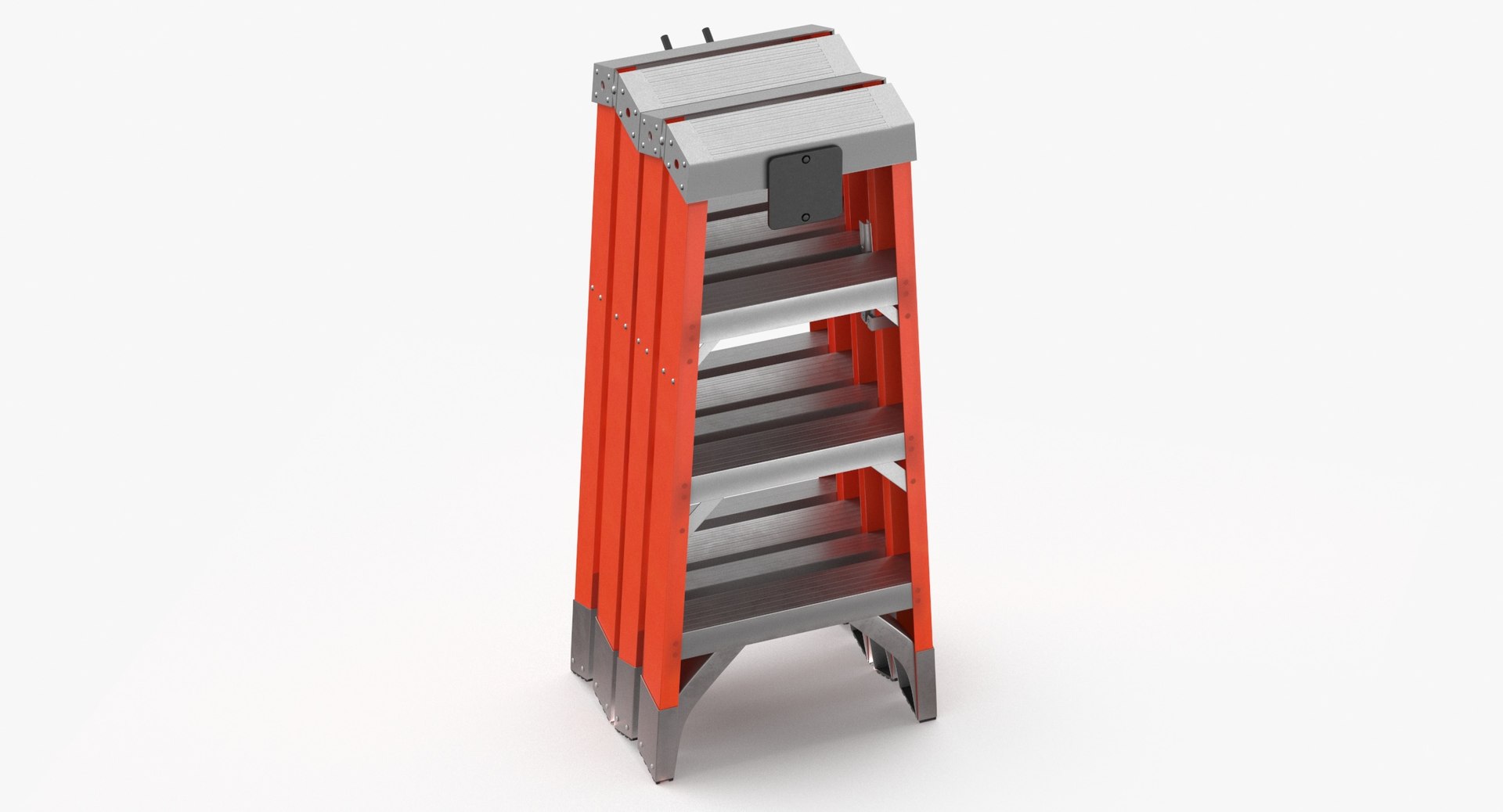 3D Model Ladder Storage 02 Short Ladder Clean And Dirty - TurboSquid ...