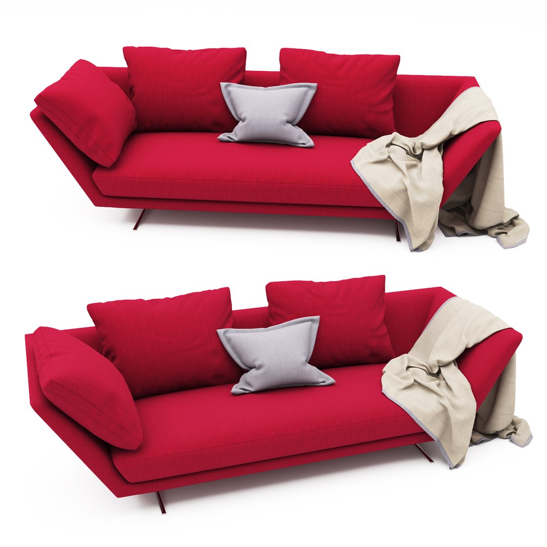 3d zeus sofa flexform model