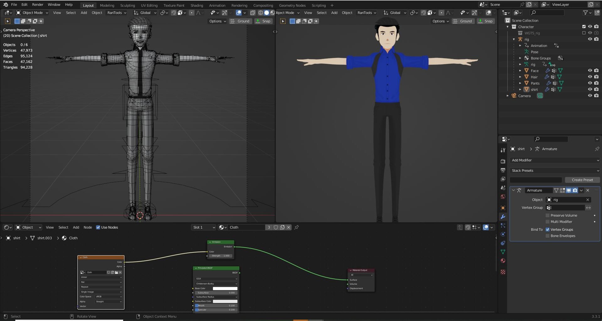 3D Model Male Characters - TurboSquid 2009720