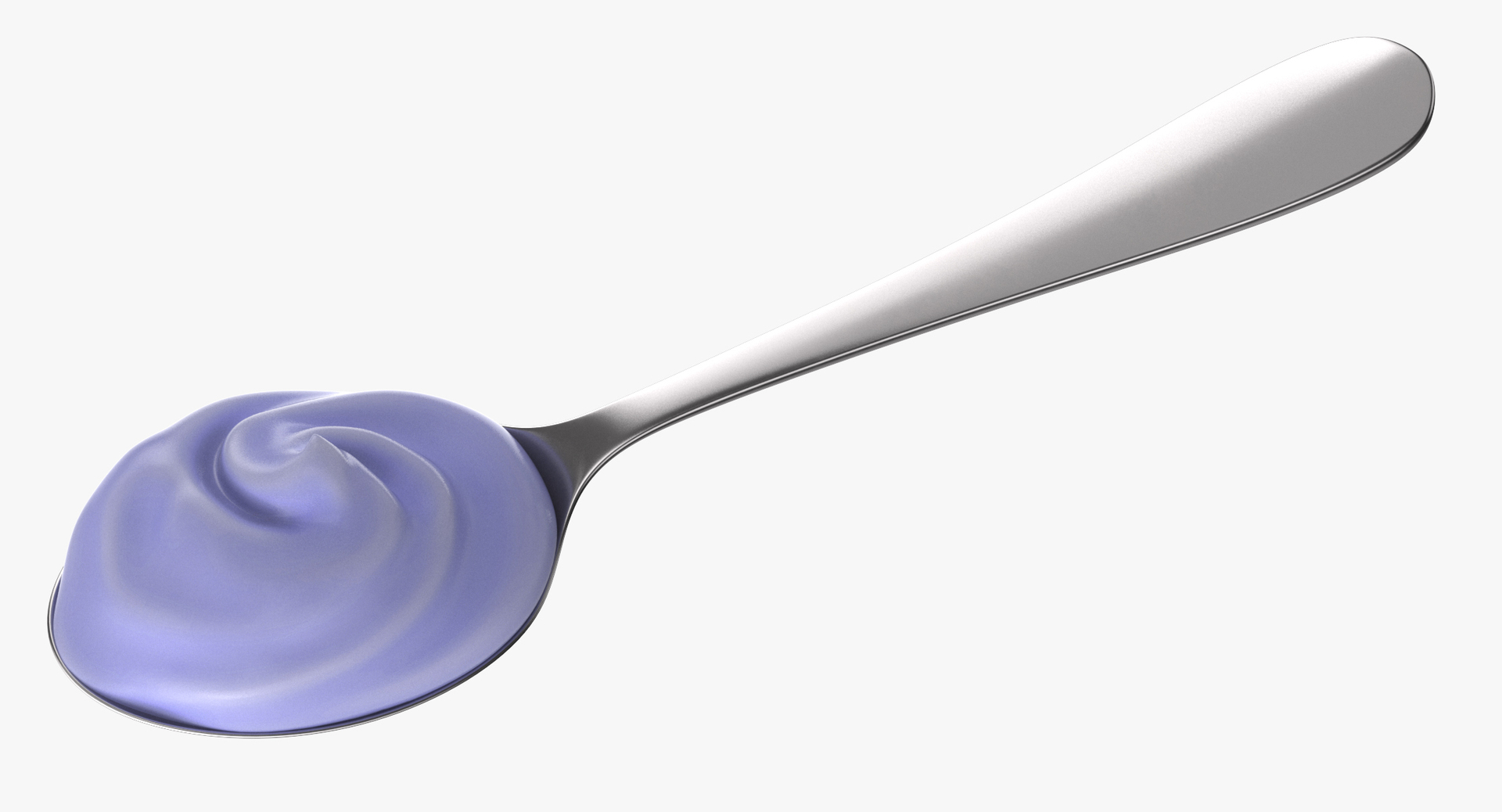 Metal Spoon Cream Purple 3D Model - TurboSquid 1424832