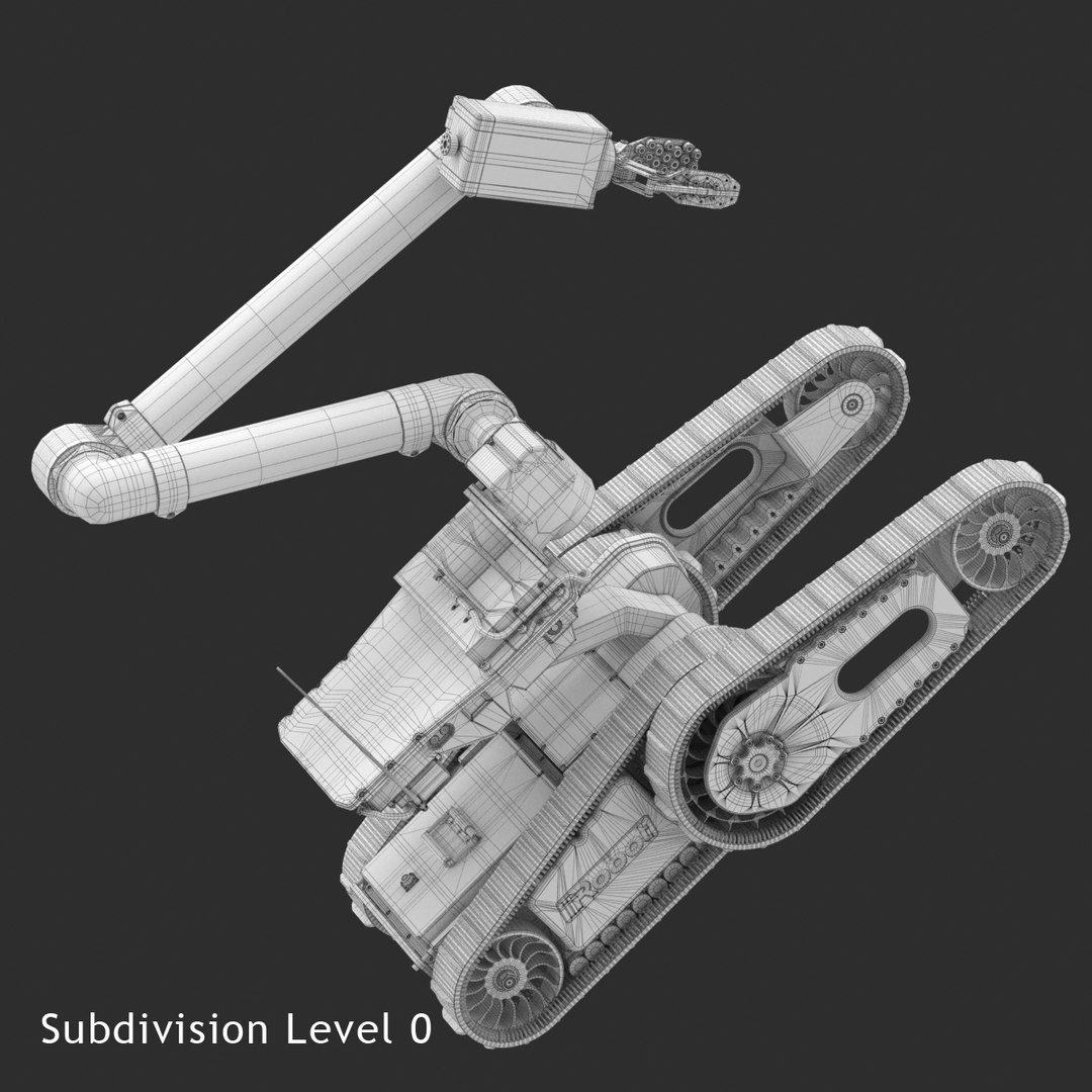 3d Irobot Warrior 710 Model