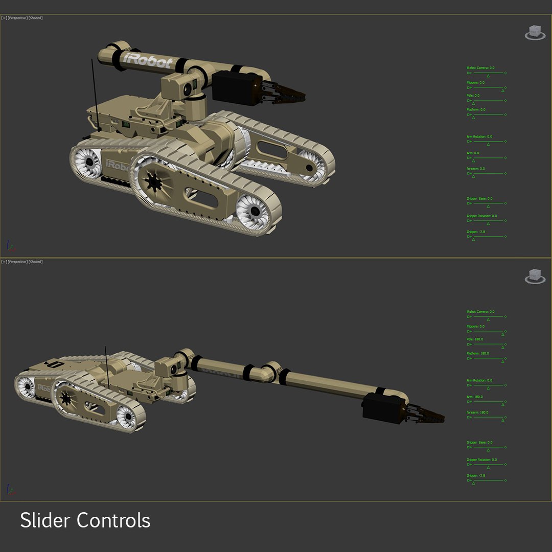 3d Irobot Warrior 710 Model