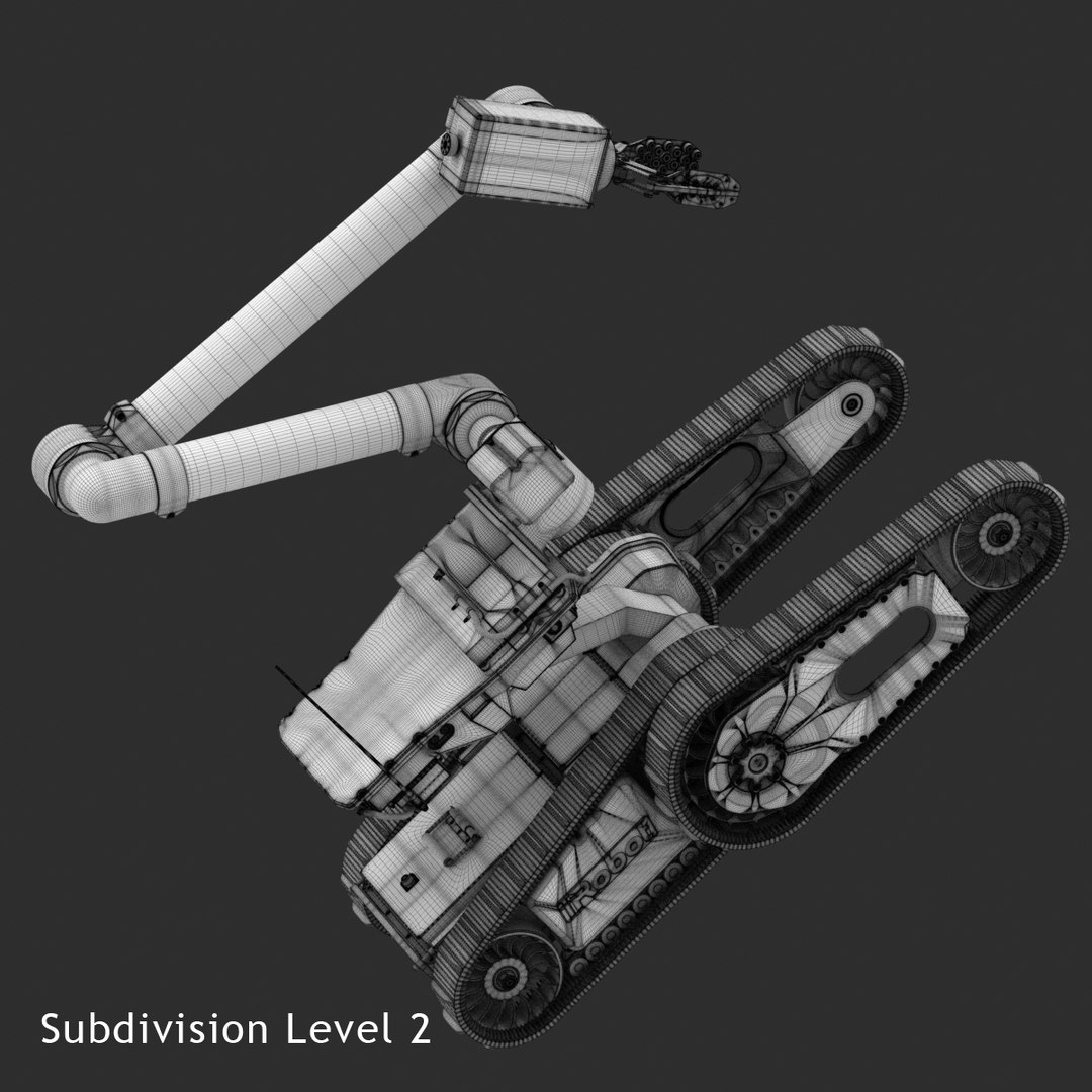 3d Irobot Warrior 710 Model