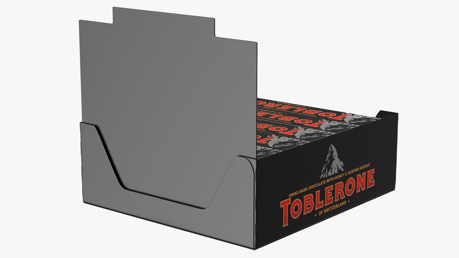 Toblerone Dark Chocolates Box model - TurboSquid 1768464