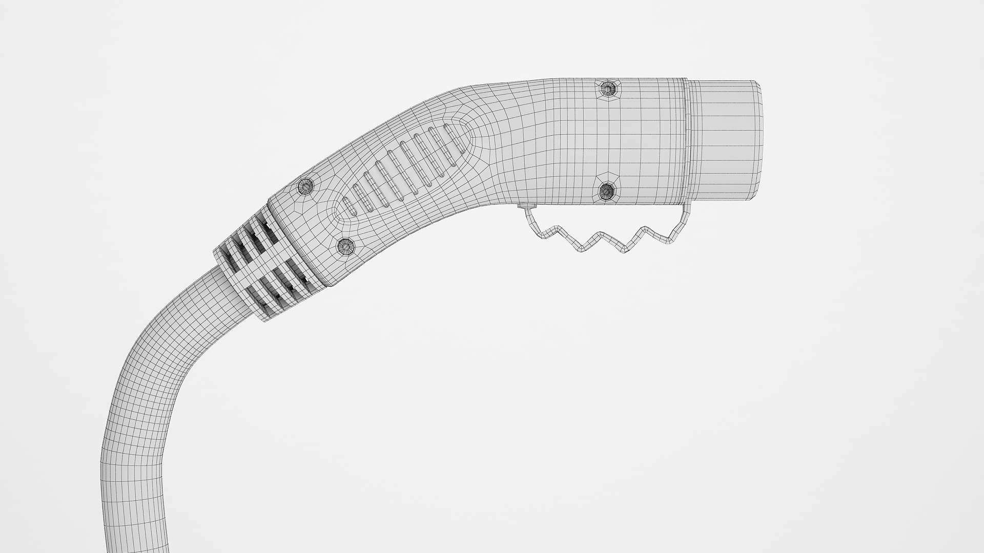 Ev charging plug 3D - TurboSquid 1710979
