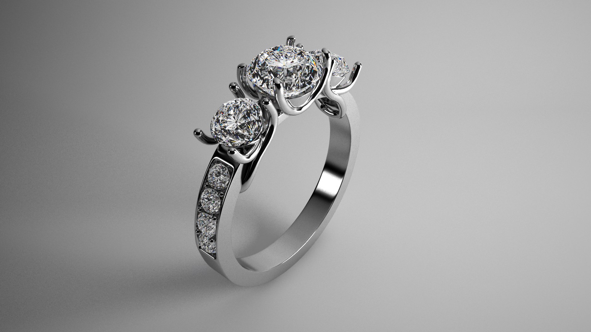 Diamond Ring 3D Model - TurboSquid 1720732