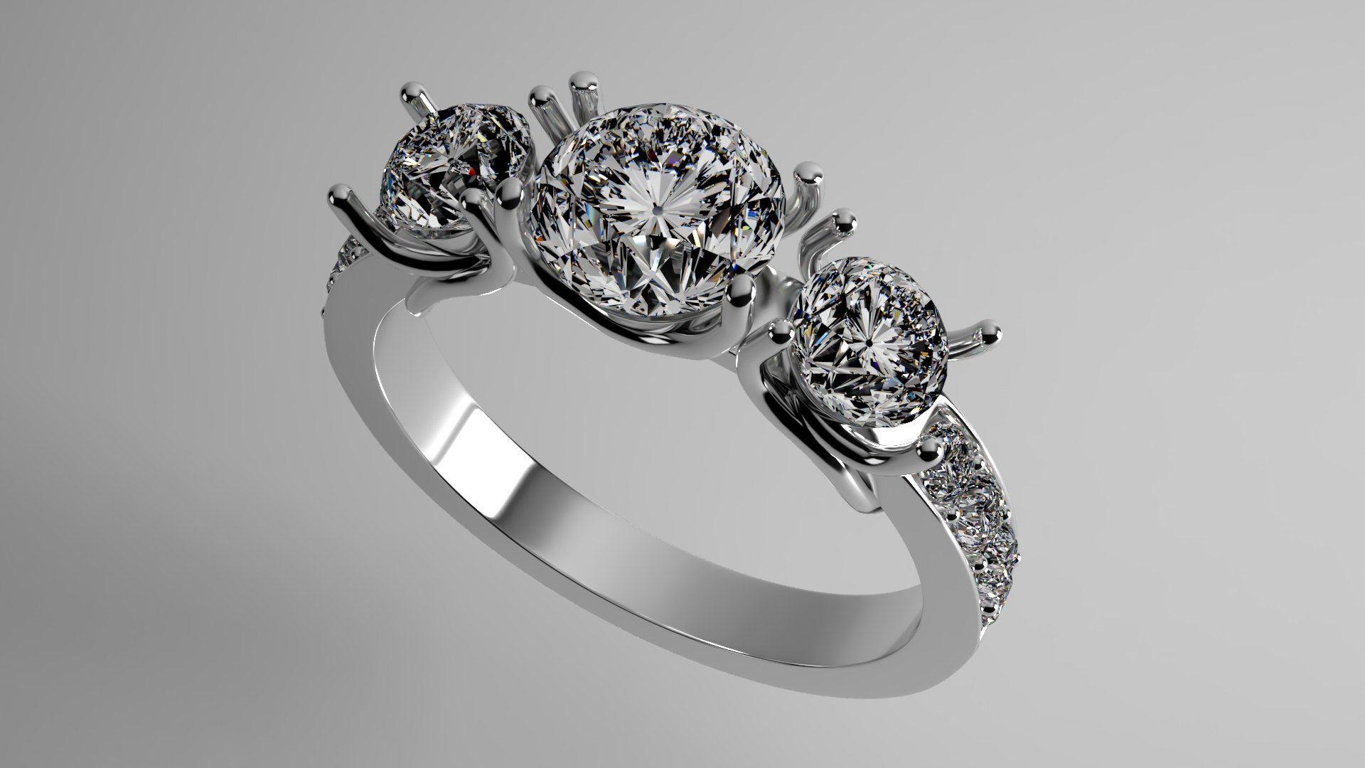 Diamond Ring 3D Model - TurboSquid 1720732