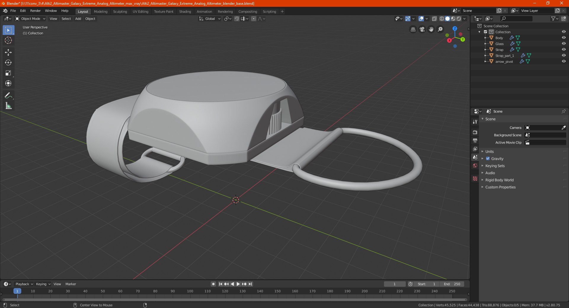3D alti2 altimaster galaxy extreme model - TurboSquid 1651255