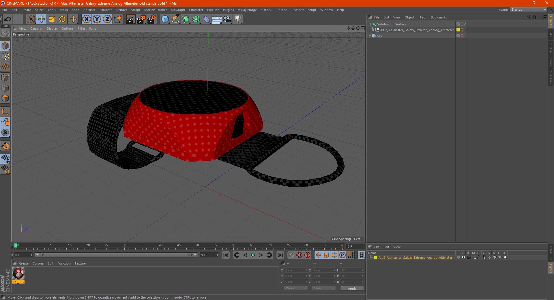 3D alti2 altimaster galaxy extreme model - TurboSquid 1651255